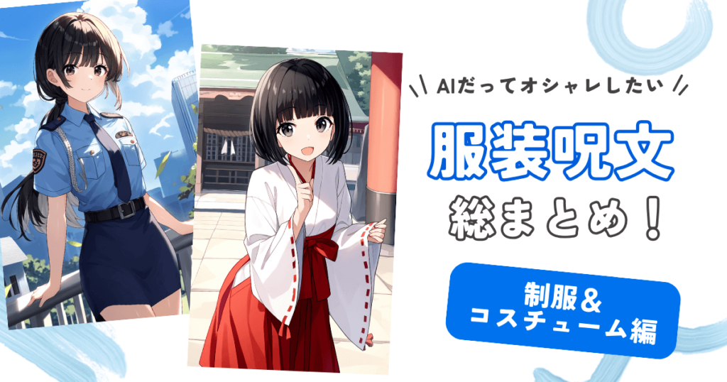 【NovelAI・Stable Diffusion】服装呪文（制服＆コスチューム編）総まとめ! | るんるんスケッチ