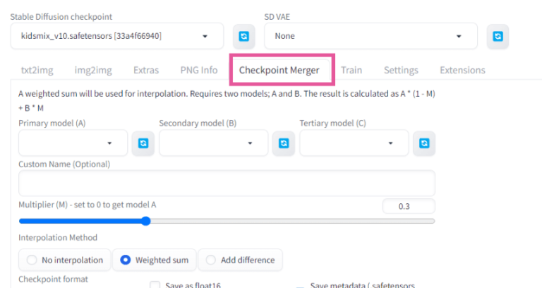 【Stable Diffusion】モデルをマージ(融合)する方法を解説 | るんるんスケッチ