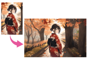 【Canva】「マジック拡張」で画像を描き足す | るんるんスケッチ