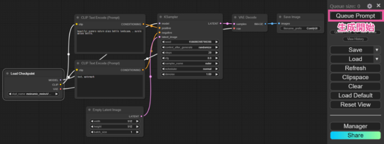 ComfyUIの始め方を解説【AUTOMATIC1111ユーザー向け】 | るんるんスケッチ